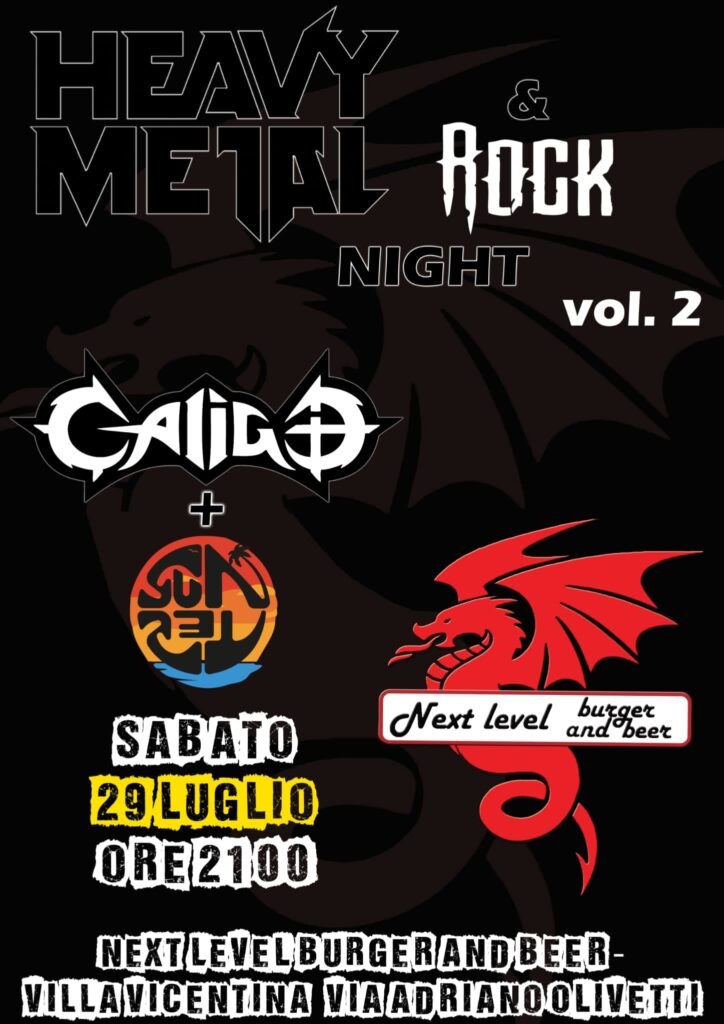 HEAVYMETAL & ROCK NIGHT VOL.2 @Next Level - EventiFVG.it